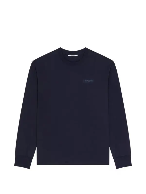 Givenchy T-shirt In Cotton With Paris Gros Grain