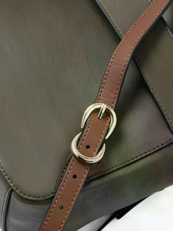 PIQUADRO Suede Leather Backpack - Neutrals