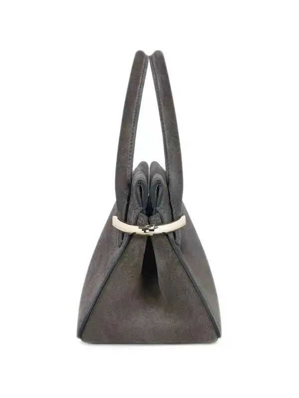 Givenchy Medium Pinch Bag In Suede Leather - Grey