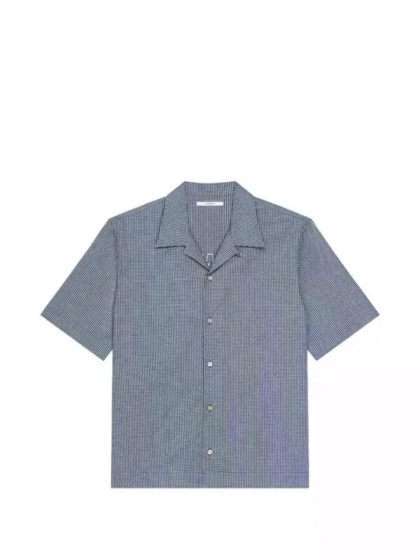Givenchy Checked Shirt In Cotton With Paris Embroidery