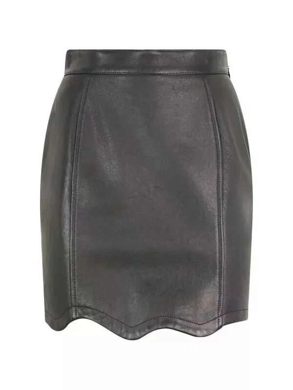 Moschino Scalloped-edge Mini Skirt