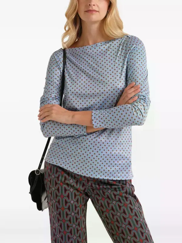 Malìparmi Micro-print Jersey T-shirt