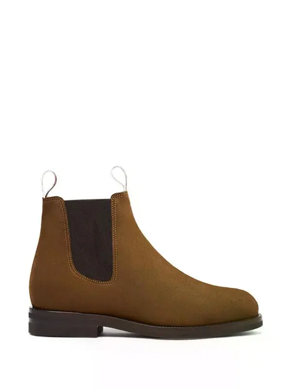 SCAROSSO Edgar Suede Chelsea Boots