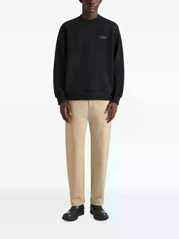 Givenchy Sweatshirt In Fleece With Paris Gros Grain