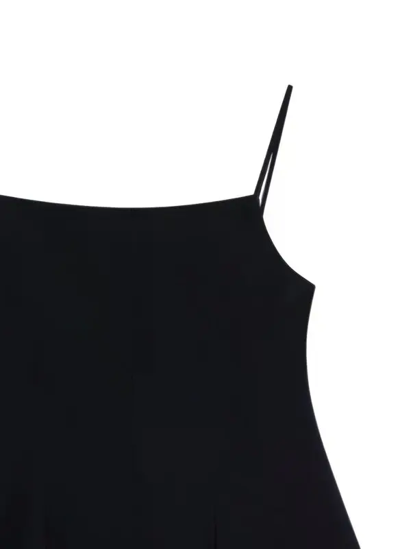 Givenchy Sliced Mini Dress In Crepe Cady - Black