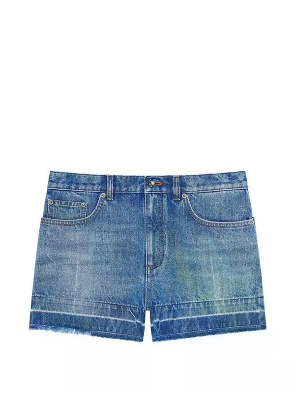 Givenchy Shorts In Medium Denim - Blue