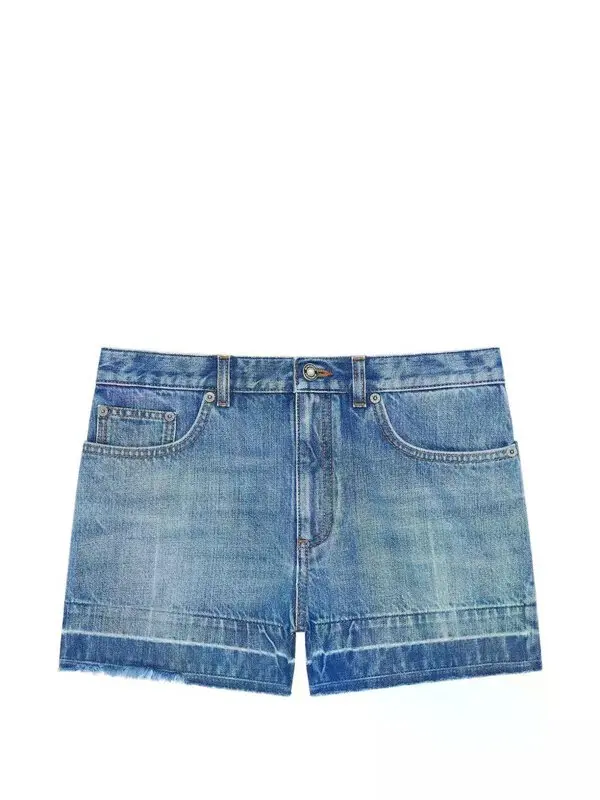 Givenchy Shorts In Medium Denim - Blue