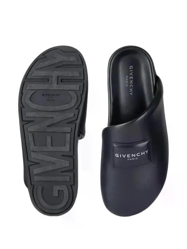 Givenchy Puffy Mules In Nappa Leather