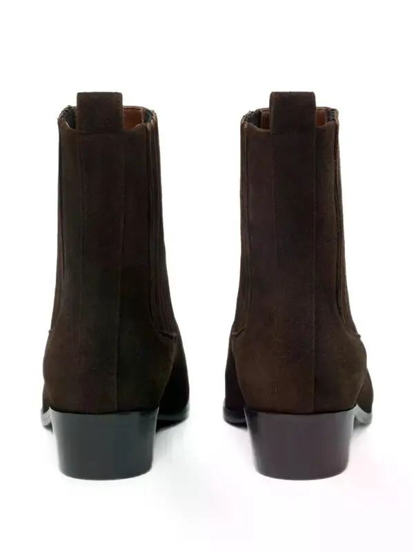 SCAROSSO Olivia Pointed-toe Chelsea Boots