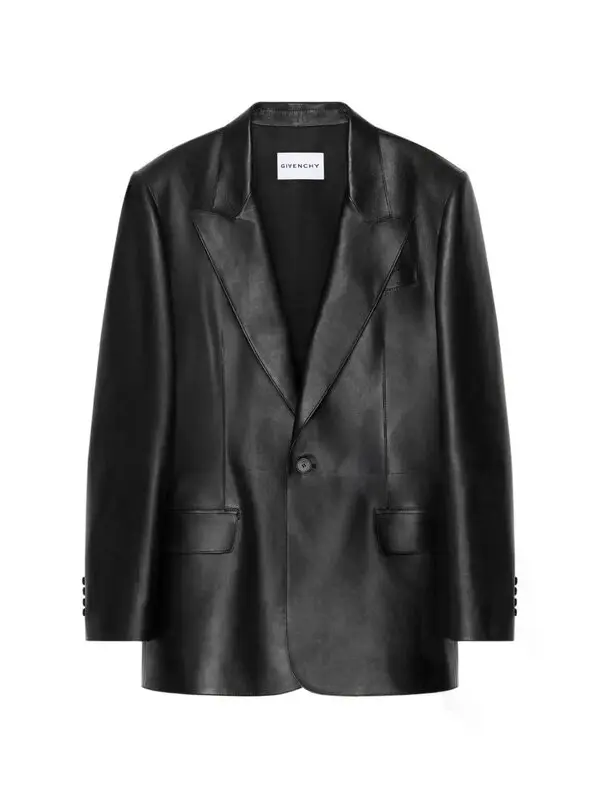 Givenchy Jacket In Leather - Black