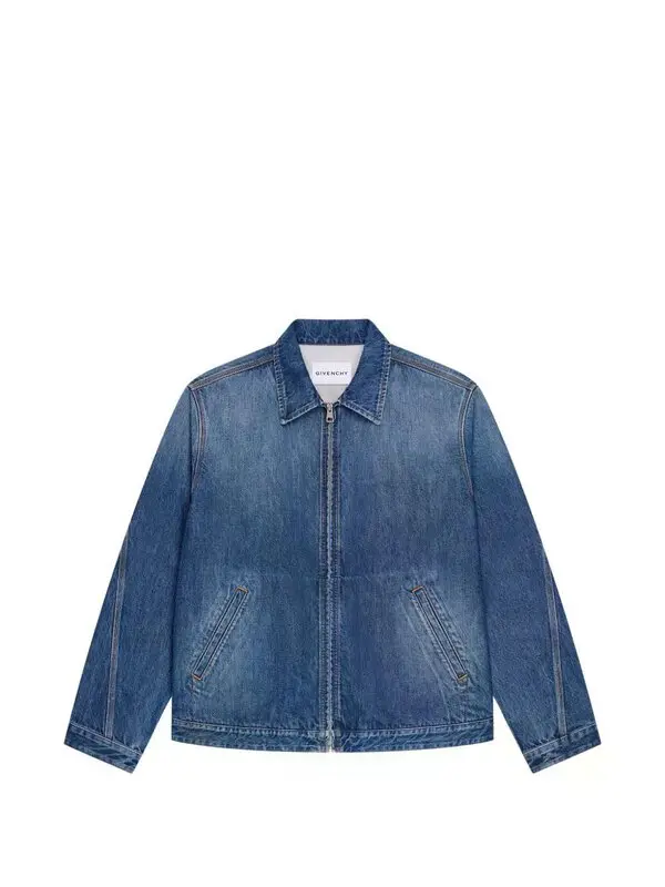 Givenchy Couture Seam Jacket In Dark Denim