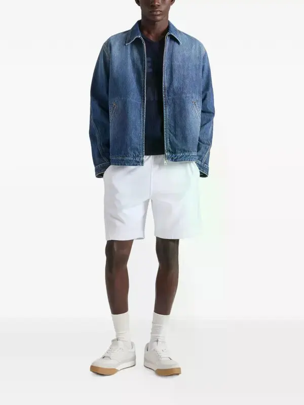 Givenchy Couture Seam Jacket In Dark Denim