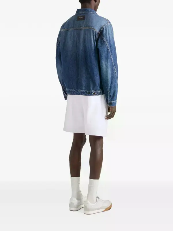 Givenchy Couture Seam Jacket In Dark Denim