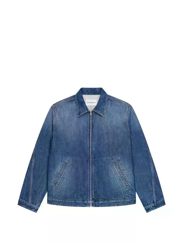 Givenchy Couture Seam Jacket In Dark Denim