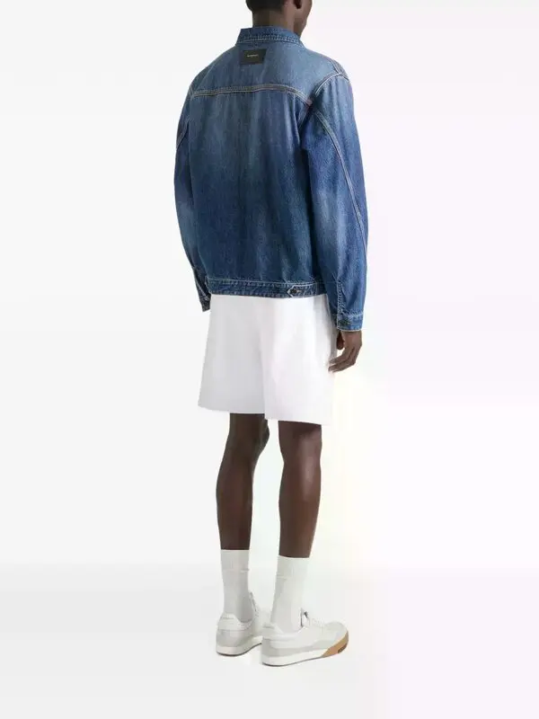 Givenchy Couture Seam Jacket In Dark Denim