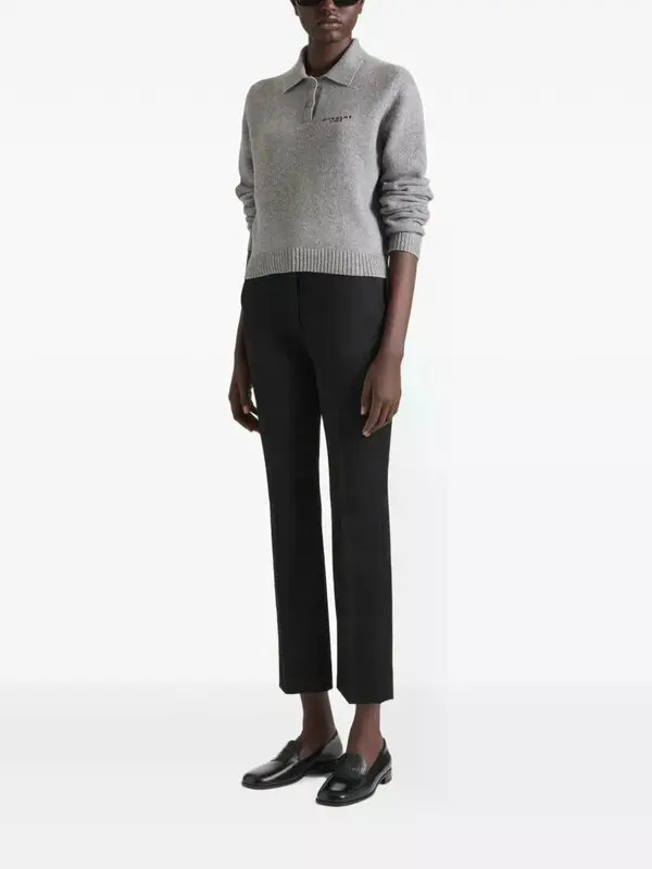Givenchy Slim Fit Tailored Pants In Crepe Cady
