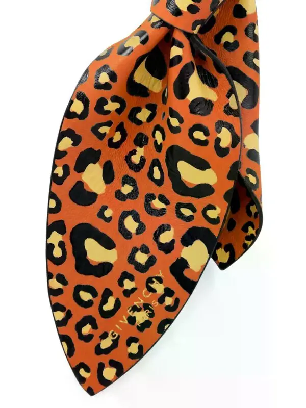 Givenchy Lucky Charms Bow Charm Bag In Leopard Nappa Leather