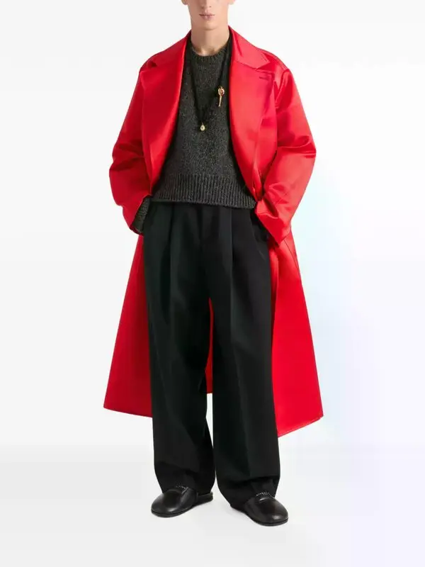 Givenchy Couture Seam Coat In Satin