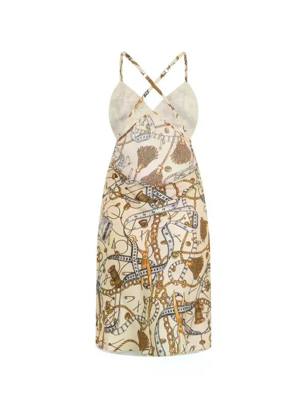 Moschino Chain-print Dress