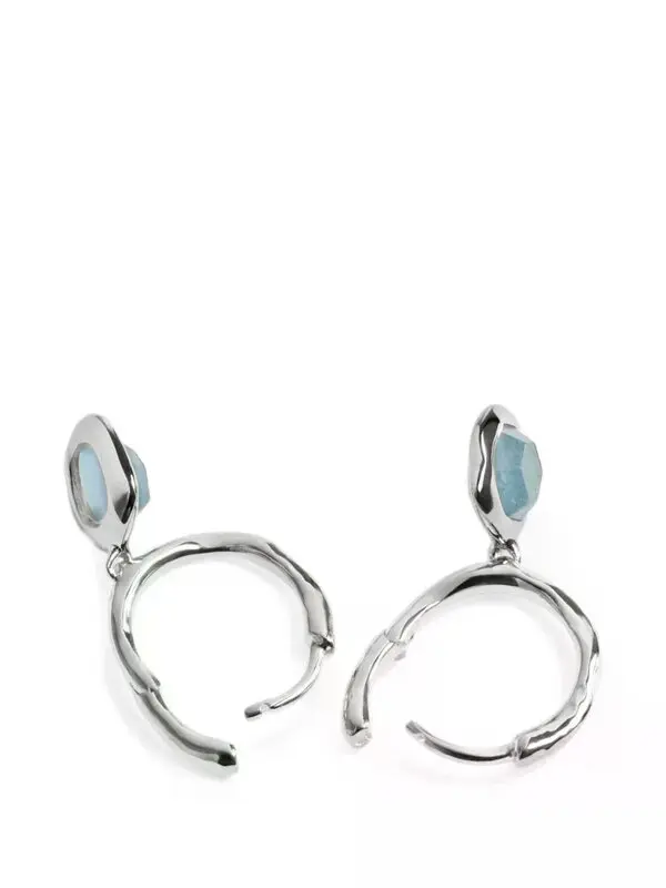 Monica Vinader Odyssey Gemstone Huggie Earrings