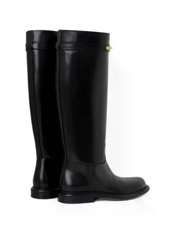 Givenchy Pinch Flat Boots In Leather