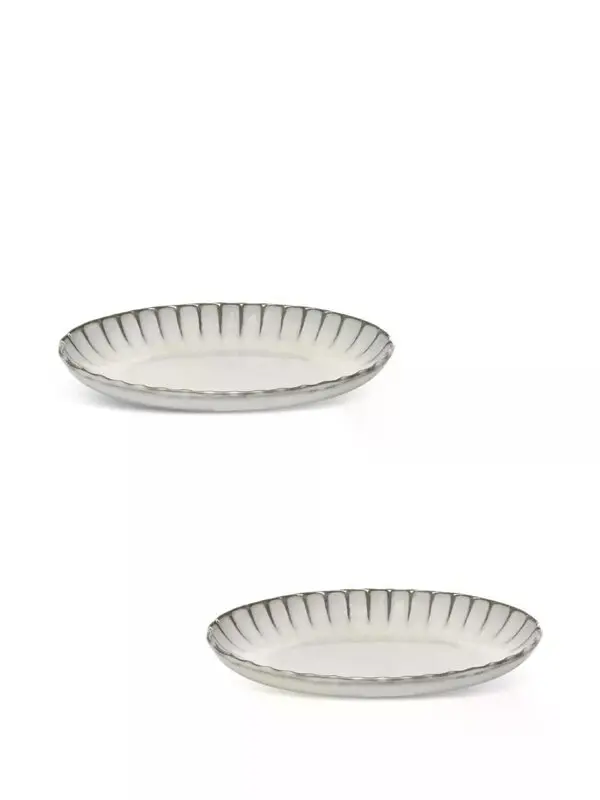 SERAX X Sergio Herman Large Inku Oval Serving Bowls - White