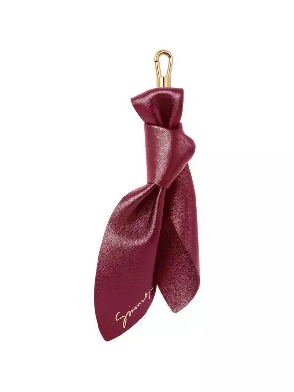 Givenchy Lucky Charms Bow Charm Bag In Nappa Leather - Red