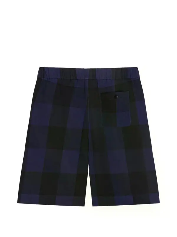 Givenchy Checked Bermuda Shorts In Wool