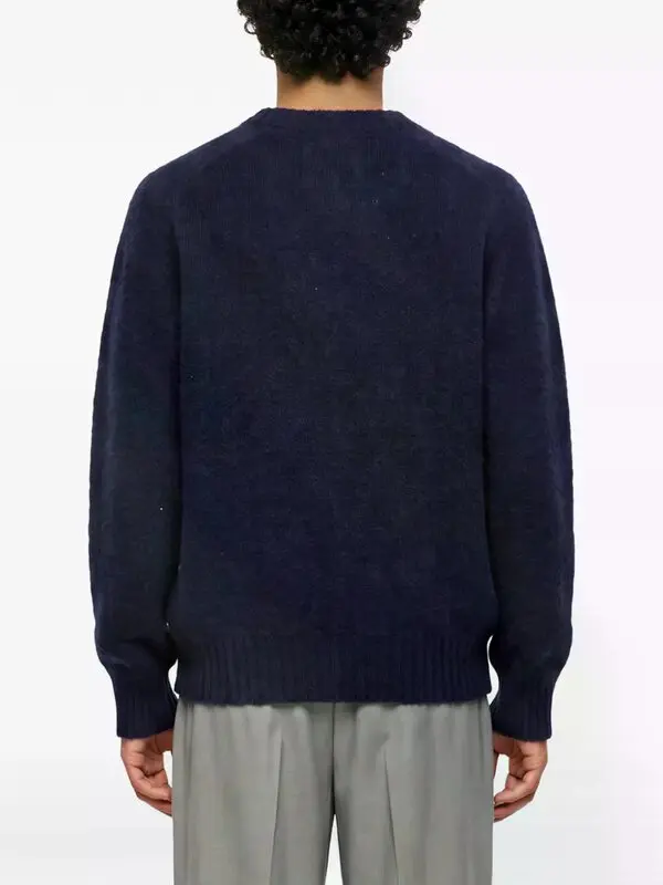 You Must Create Crew-neck Raglan-sleeve Sweater