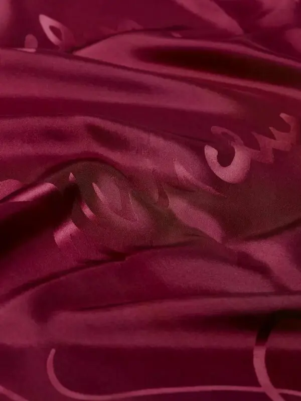 Givenchy Square In Silk Jacquard With Signature