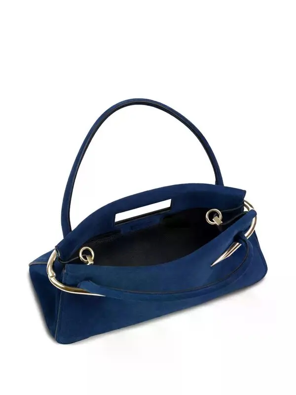 Givenchy Medium Pinch Bag In Suede Leather - Blue