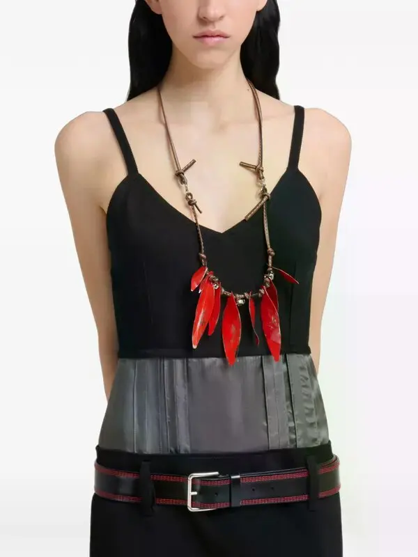 Marni Wool Dress With Satin Waist