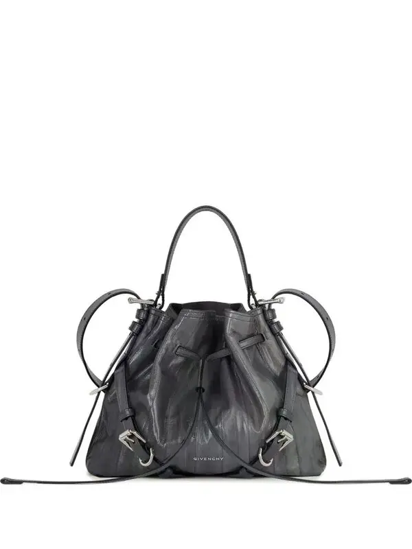 Givenchy Small Voyou Bucket Bag In Myxine Leather