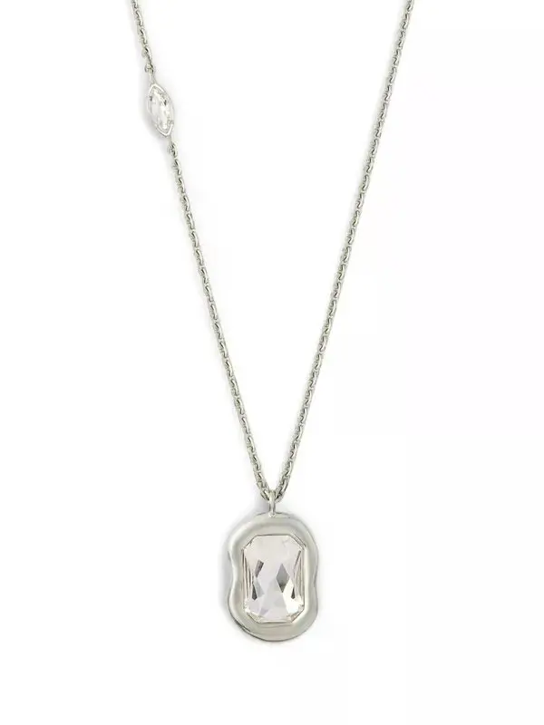 Givenchy Sculptural Crystal Necklace In Metal And Crystal