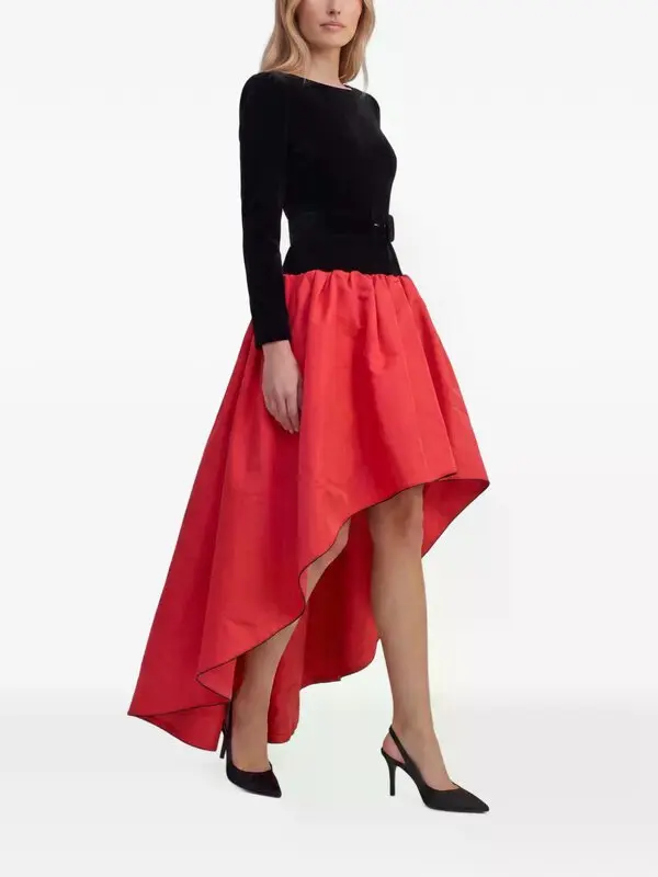 Saint Laurent 1988*1989 Belted High-low Gown Dress