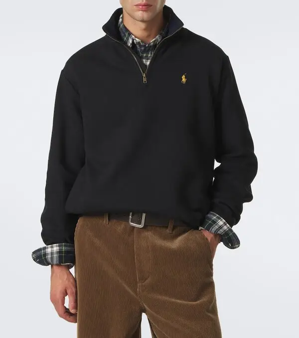 Polo Ralph Lauren Cotton-blend Half-zip Sweater