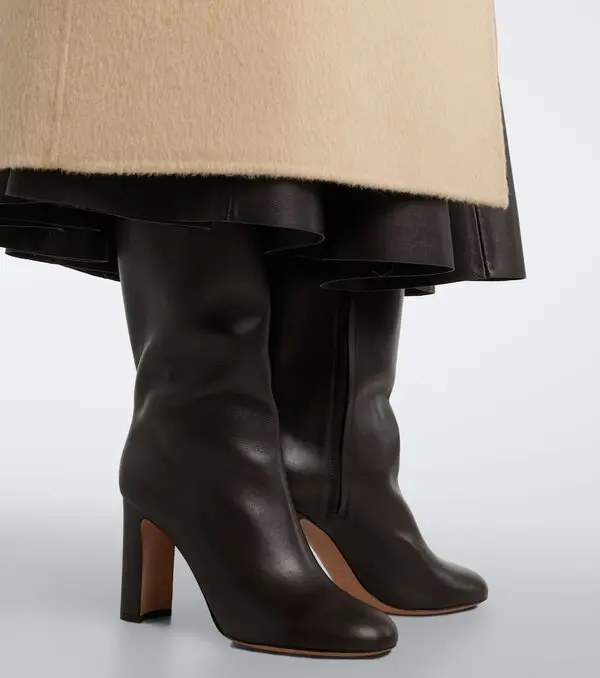 FERRAGAMO Leather Knee-high Boots