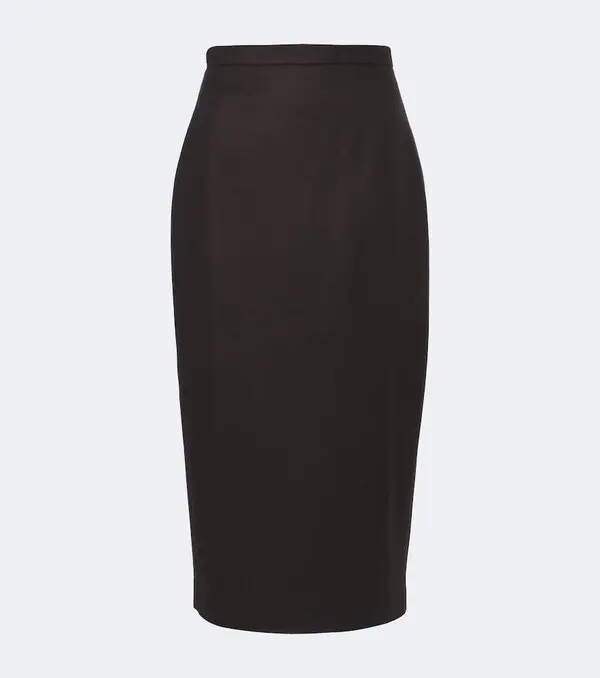 Max Mara Camel Hair Pencil Skirt