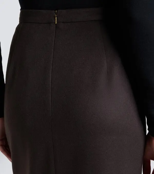 Max Mara Camel Hair Pencil Skirt
