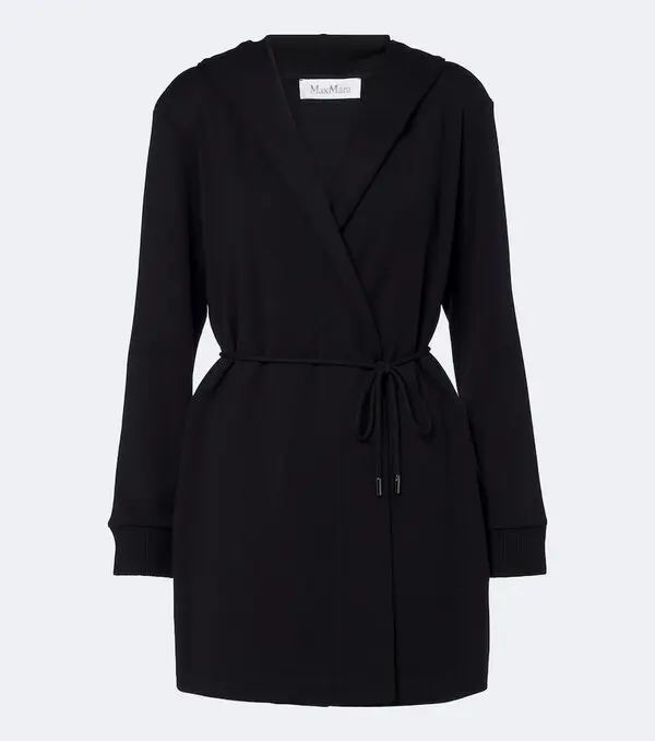 Max Mara Virgin Wool Wrap Coat