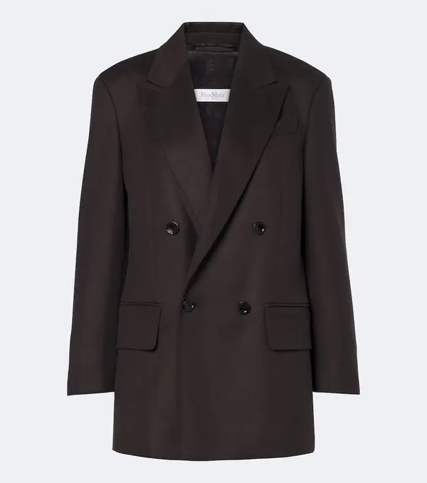 Max Mara Double-breasted Camel Hair Blazer