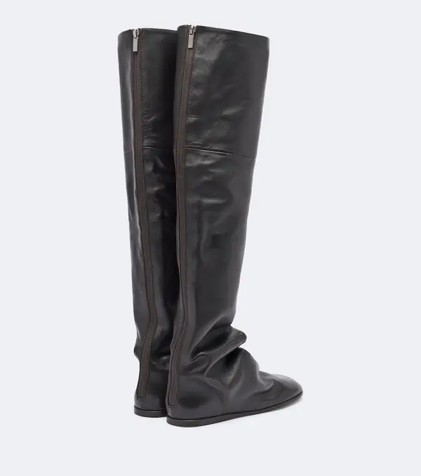 LEMAIRE Glove Leather Knee-high Boots
