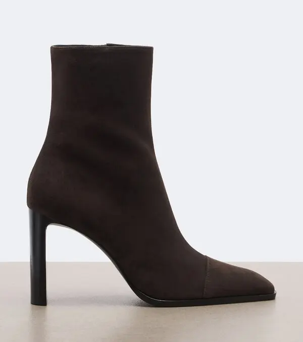 Saint Laurent Venetia Suede Ankle Boots