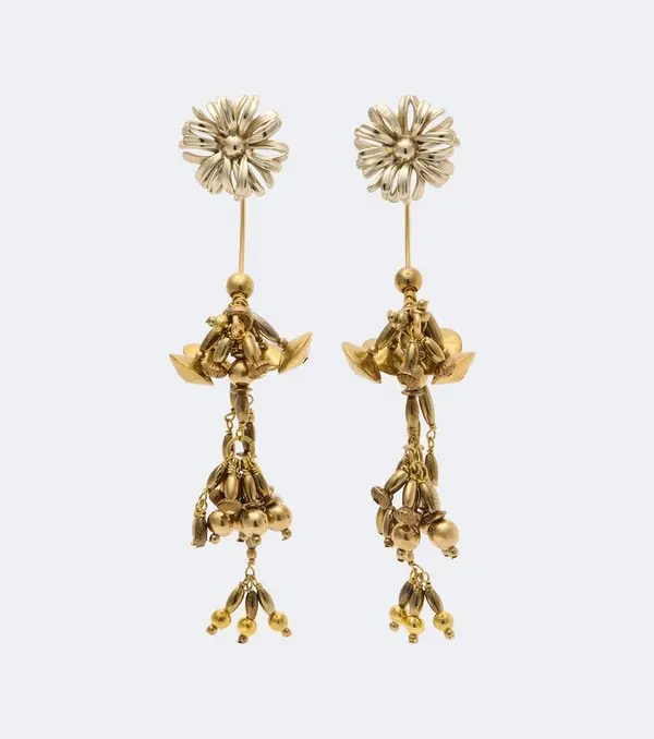 Dries Van Noten Embellished Drop Earrings