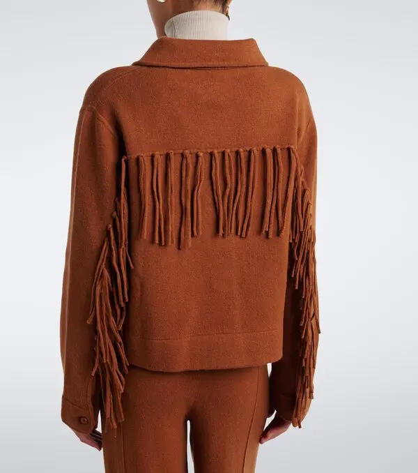 Jardin Des Orangers Fringed Wool And Cashmere Jacket
