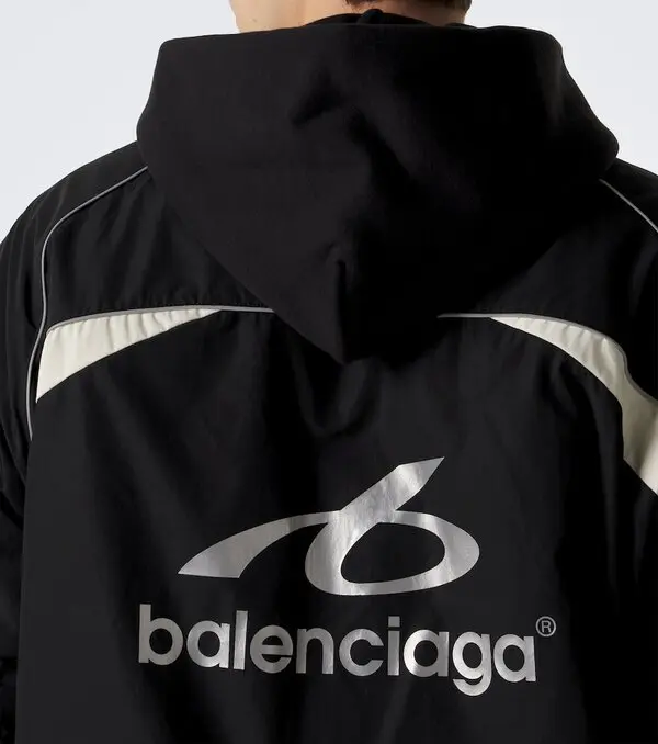 Balenciaga Logo Cotton Hoodie