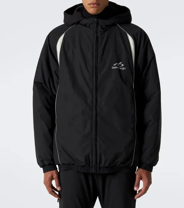 Balenciaga Logo Cotton Hoodie
