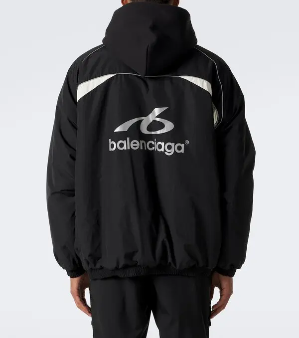 Balenciaga Logo Cotton Hoodie
