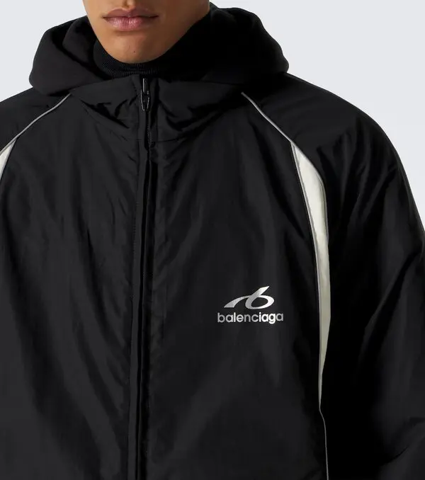 Balenciaga Logo Cotton Hoodie