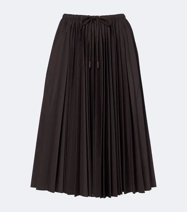 Moncler Pleated Midi Skirt